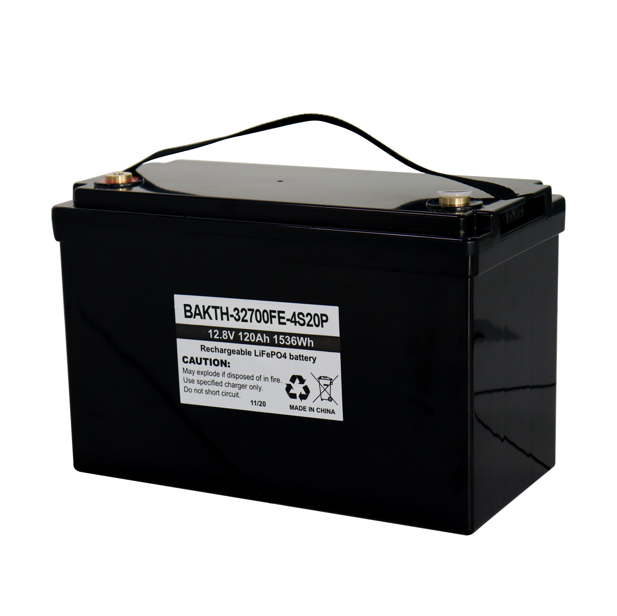 Custom 12.8V 120Ah LiFePO4 Battery for Solar & UPS Systems