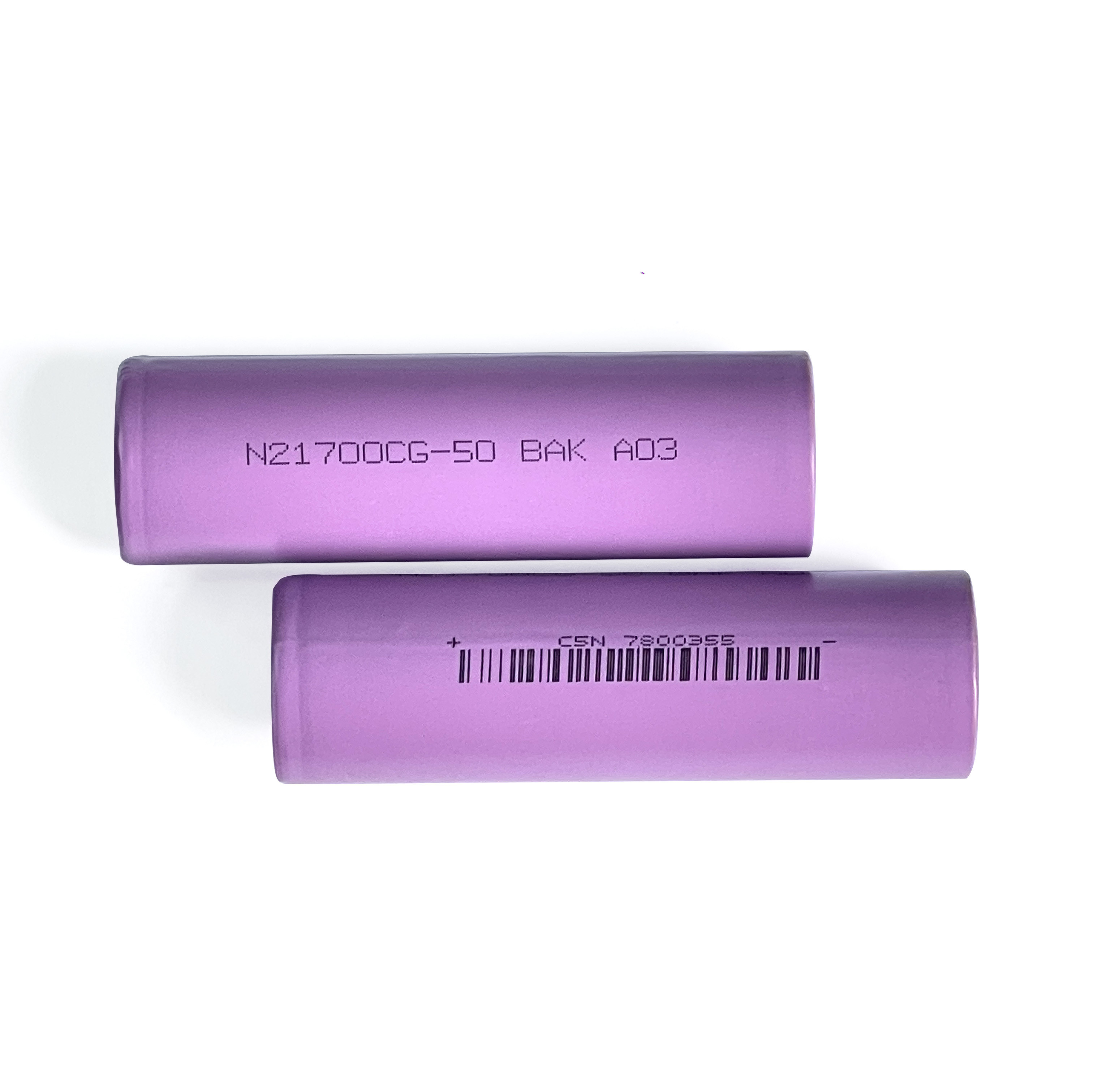 Célula de bateria Li-ion recarregável 21700 3.7V 5000mAh