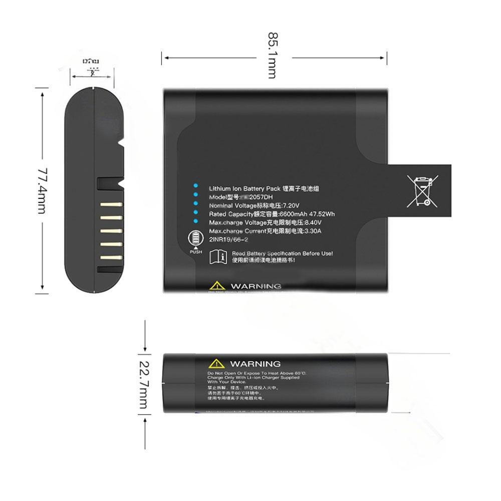 BAKTH-2057DH Pack de batterie médicale avec gestion intelligente de l ...